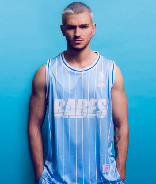 BABES BLUE BASKETBALL VEST – BABES.LAND